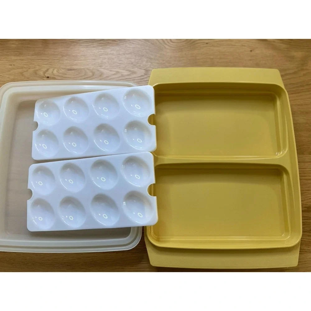 Tupperware | Kitchen | Tupperware Deviled Egg Keeper Carrier Tray ...